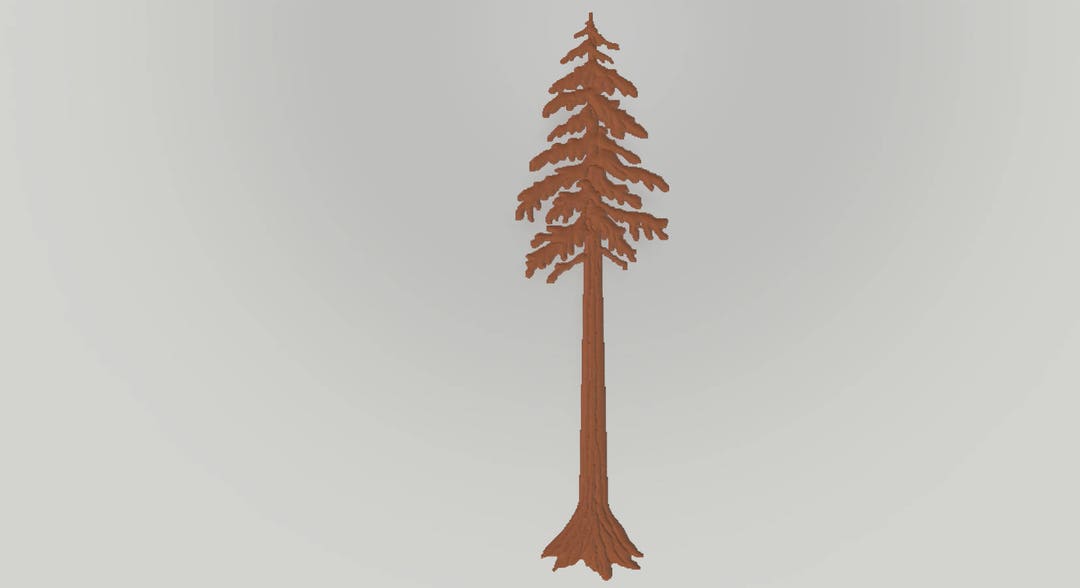 REDWOOD TREE, Stl File for CNC Carving or 3D Printing - Etsy
