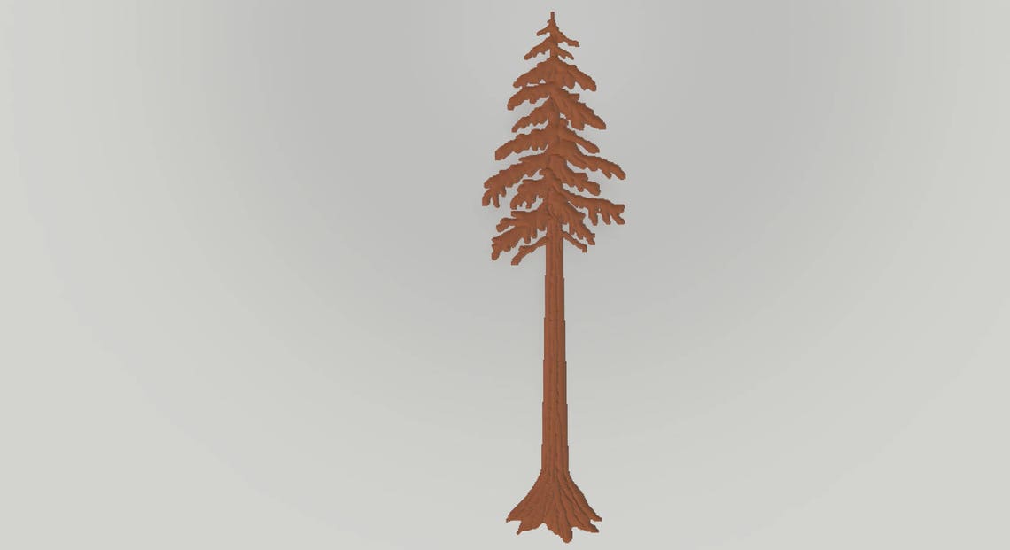 REDWOOD TREE, Stl File for CNC Carving or 3D Printing - Etsy