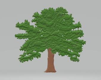 Oak Tree Stl - Etsy