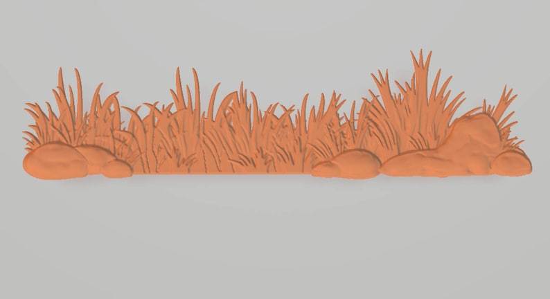 Grass and Rocks, Stl File for CNC Carving or 3D Printing - Etsy UK