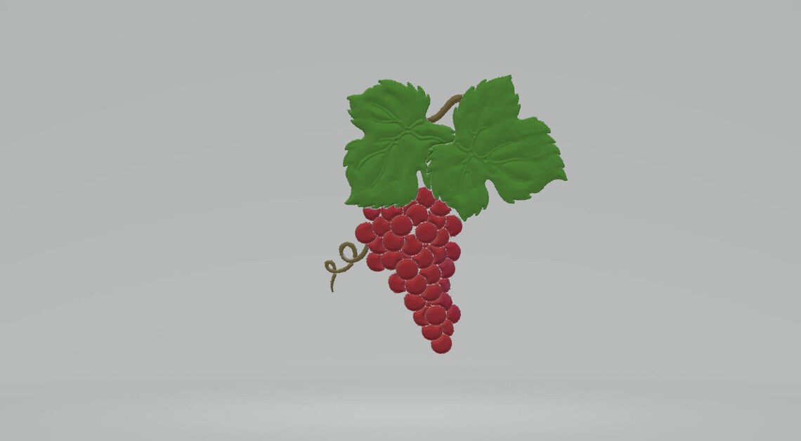 BUNCH of GRAPES, Stl File for CNC Carving or 3D Printing - Etsy