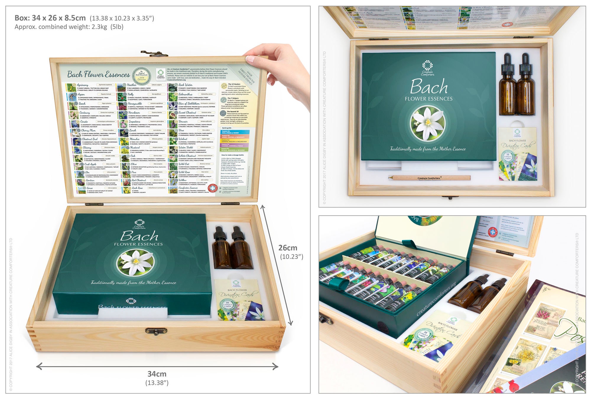 Bach Flower Essence Complete Kit in Wooden Case. Practitioner - Etsy