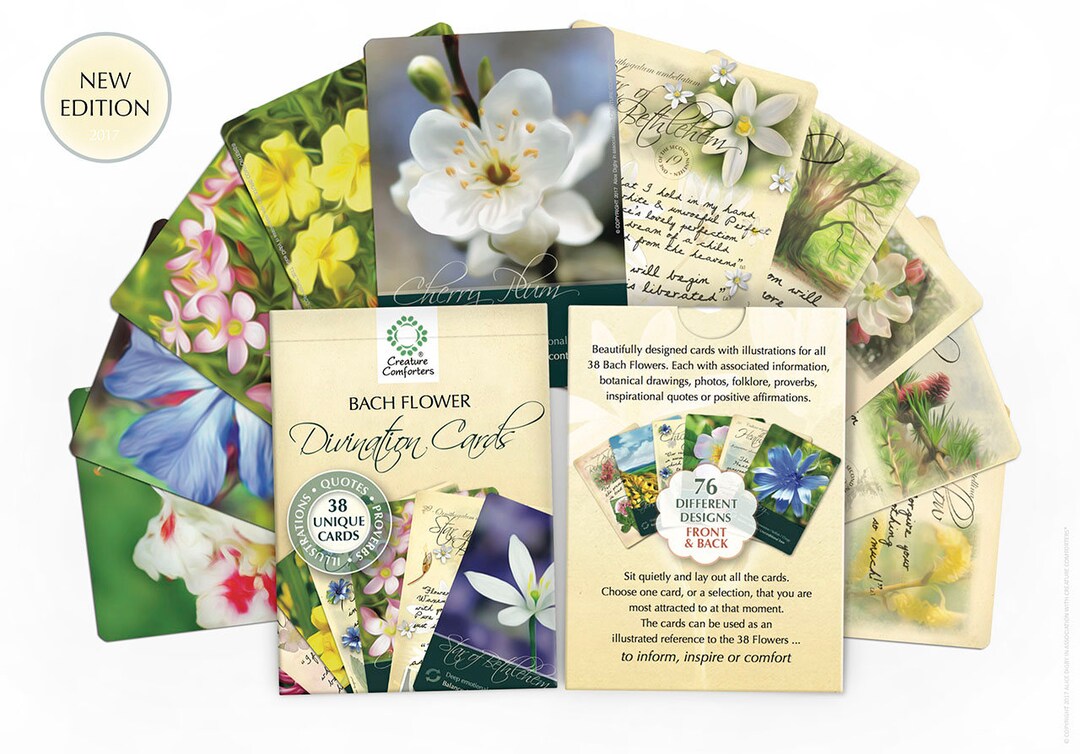 Bach Flower Divination Cards Pack - Etsy