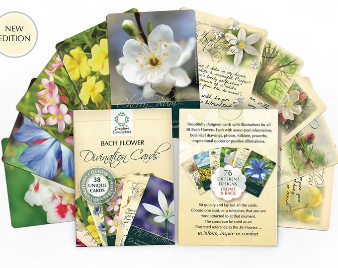 Bach Flower Divination Cards Pack - Etsy