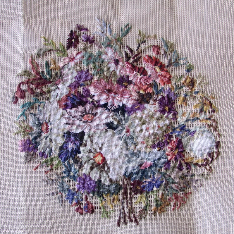Petit Point Embroidery - Etsy