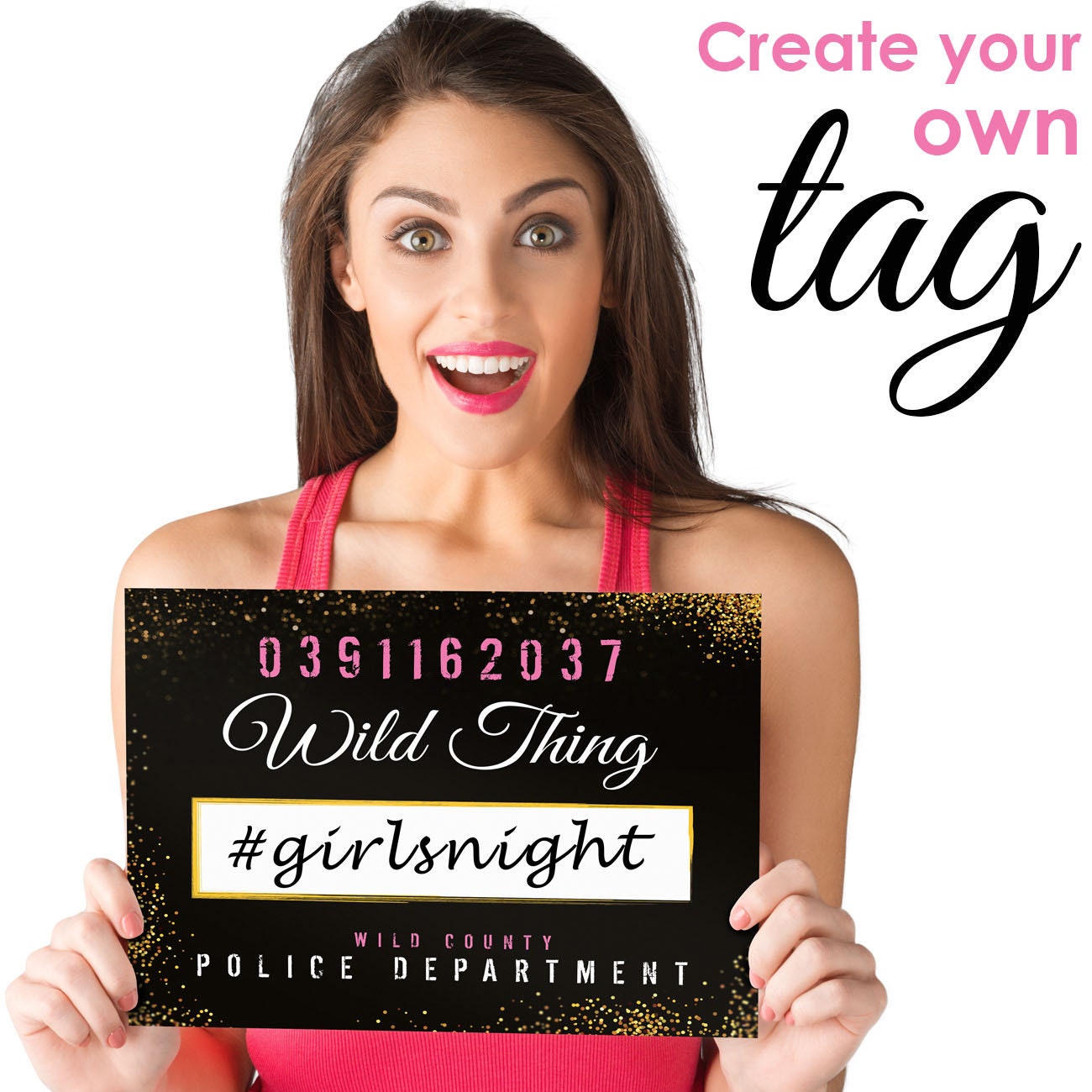 Bachelorette Party Mugshot Signs 21 Reversible Photo Booth - Etsy