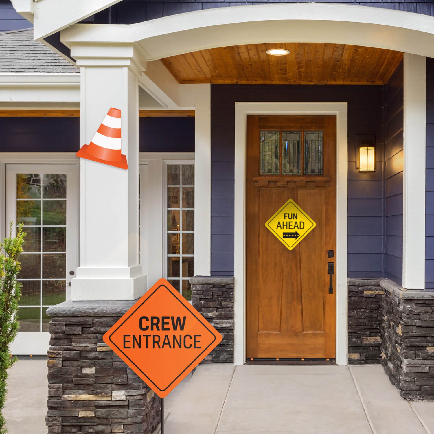 Construction Birthday Party Supplies Signs 12 Double Sided - Etsy