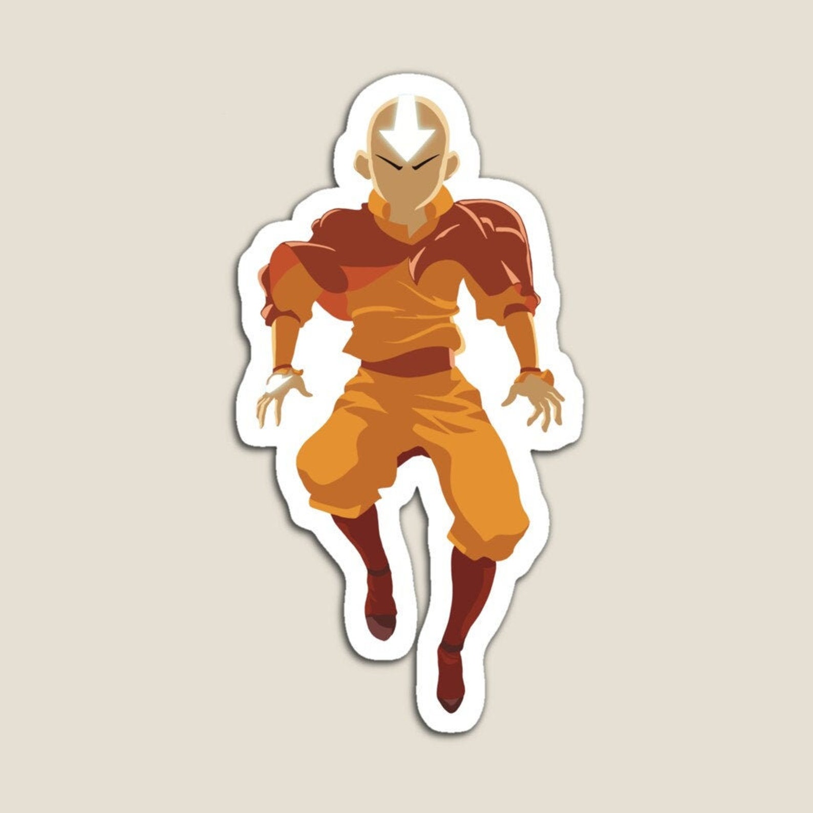 Aang Avatar the Last Airbender Stickers | Etsy