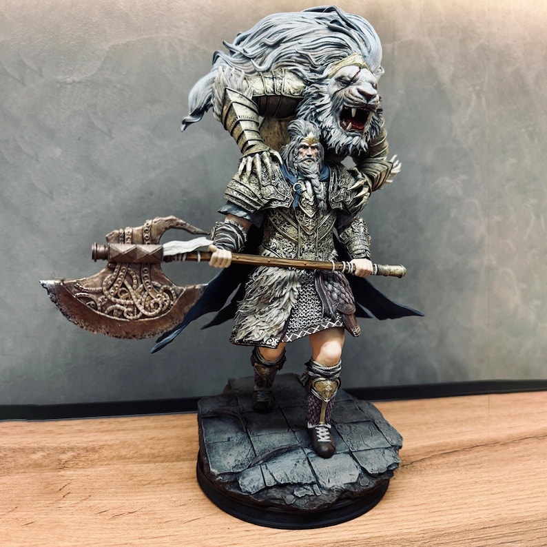 Godfrey First Elden Lord Hand Painted High Quality Art Figure Statue ...