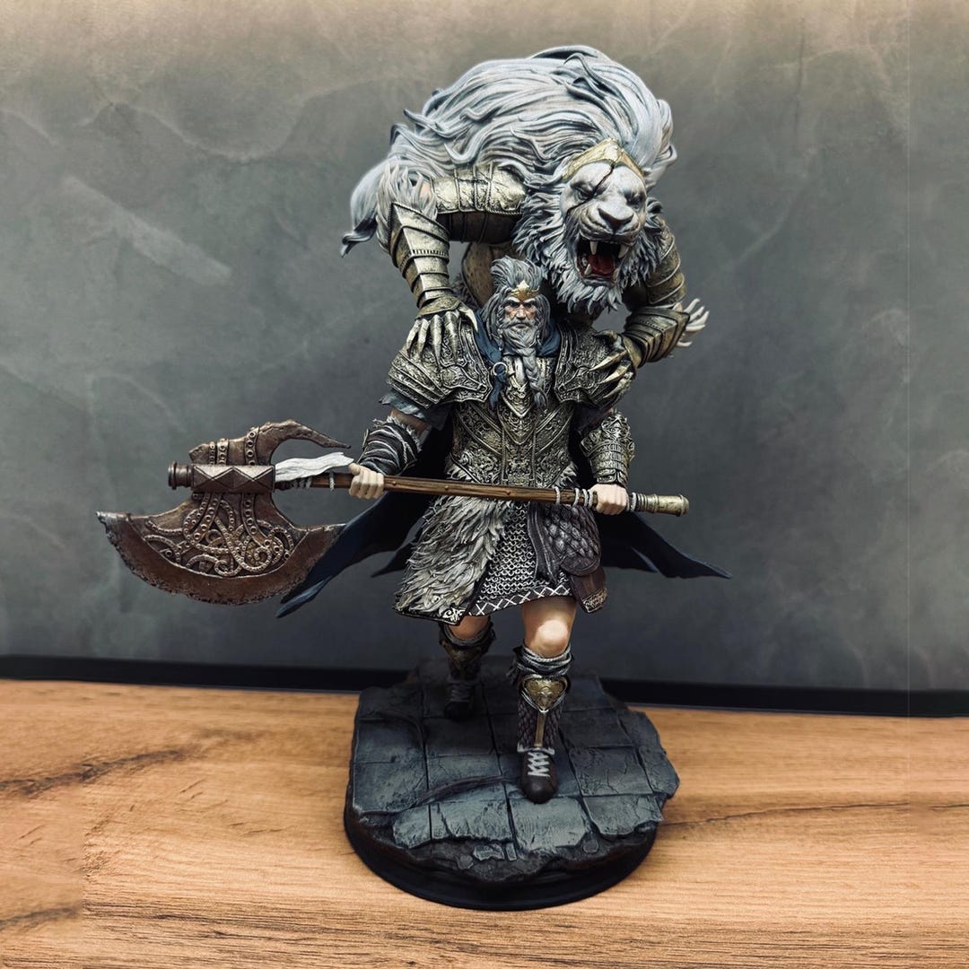 Godfrey First Elden Lord Hand Painted High Quality Art Figure Statue ...
