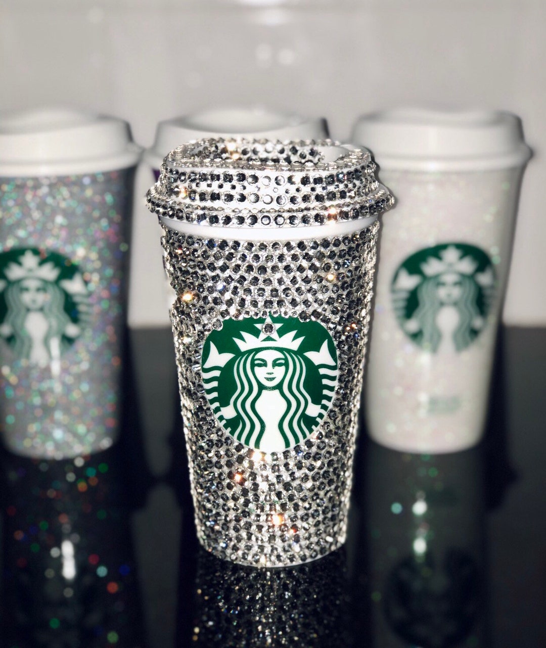 Rhinestone Starbucks Hot Cup-rhinestone Hot Starbucks Cup Bling Cup - Etsy
