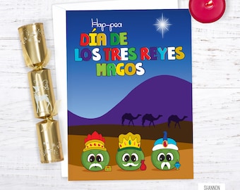 Tres Reyes Card - Etsy