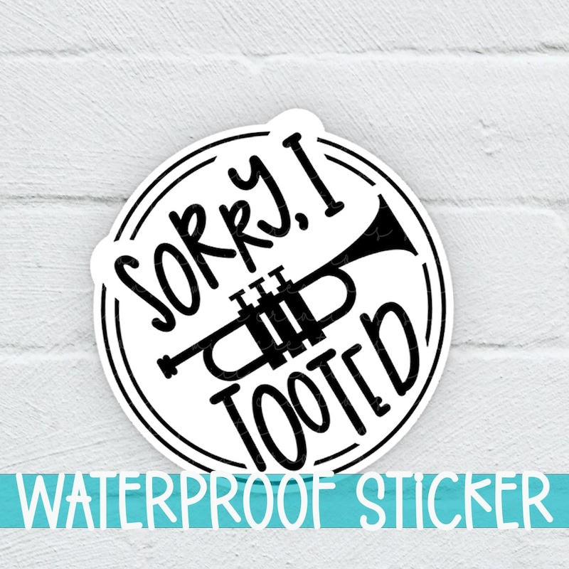 Funny Trumpet Stickers - Etsy