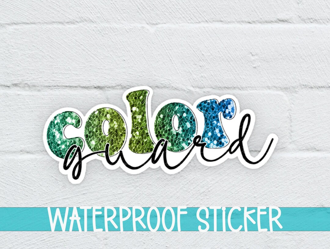 Color Guard Sticker, Marching Band Sticker, Guard Sticker, Winter Guard ...