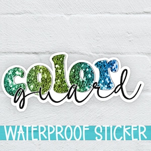 Color Guard Sticker, Marching Band Sticker, Guard Sticker, Winter Guard ...