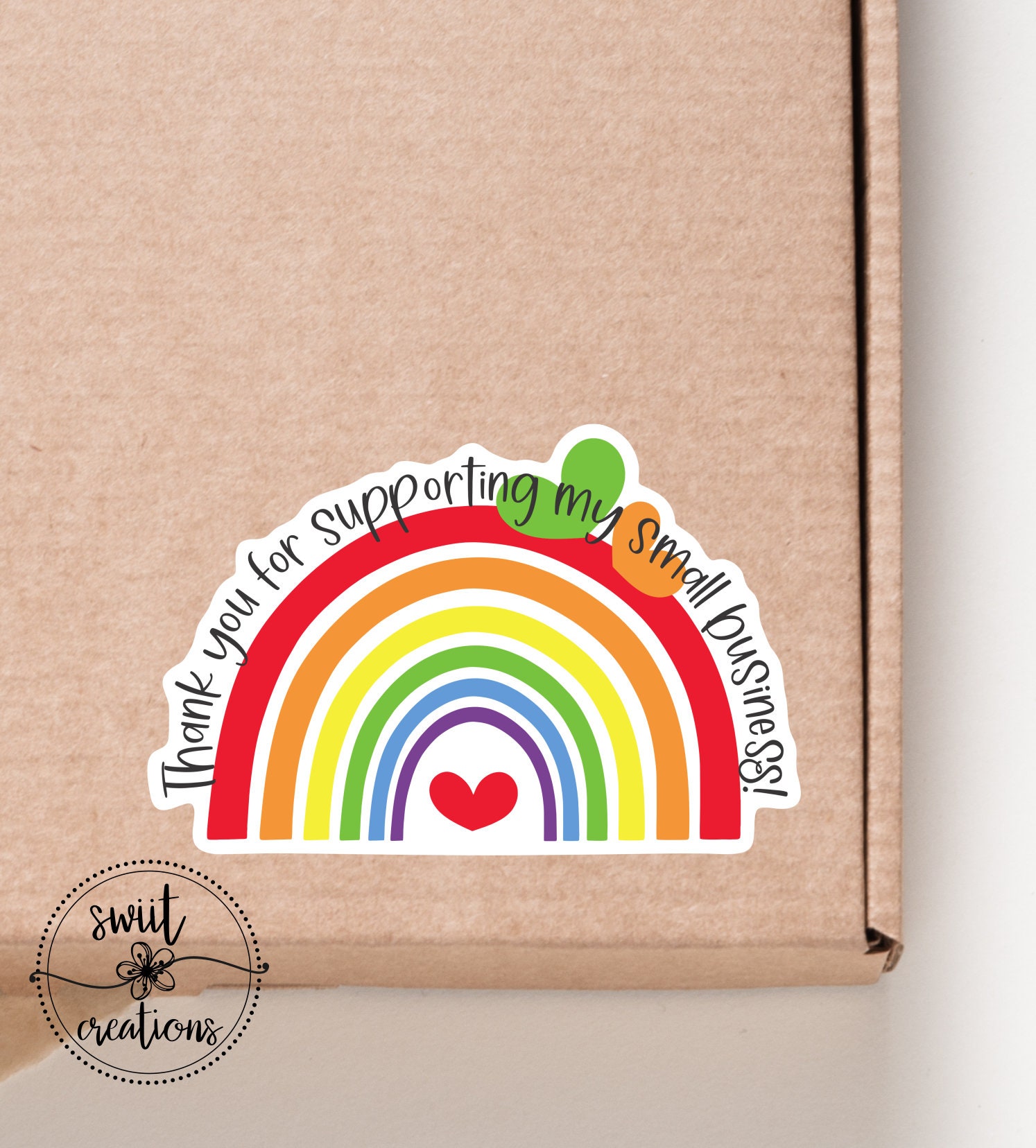 Thank You Sticker Small Shop Sticker Small Business Sticker - Etsy
