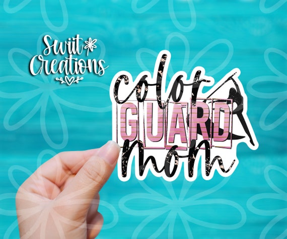 Color Guard Mom Sticker Marching Band Sticker Color Guard | Etsy