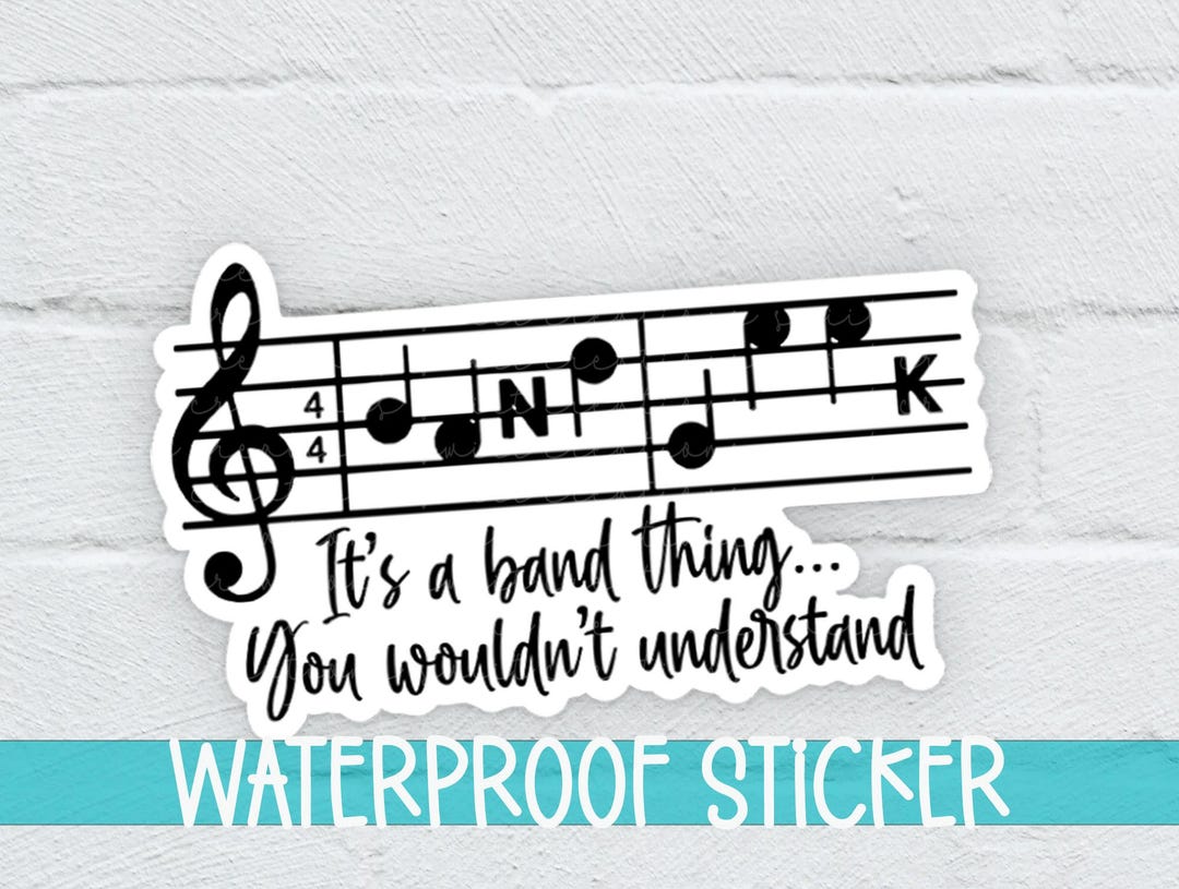 It's a Band Thing Sticker, Band Geek Sticker, Marching Band Sticker ...