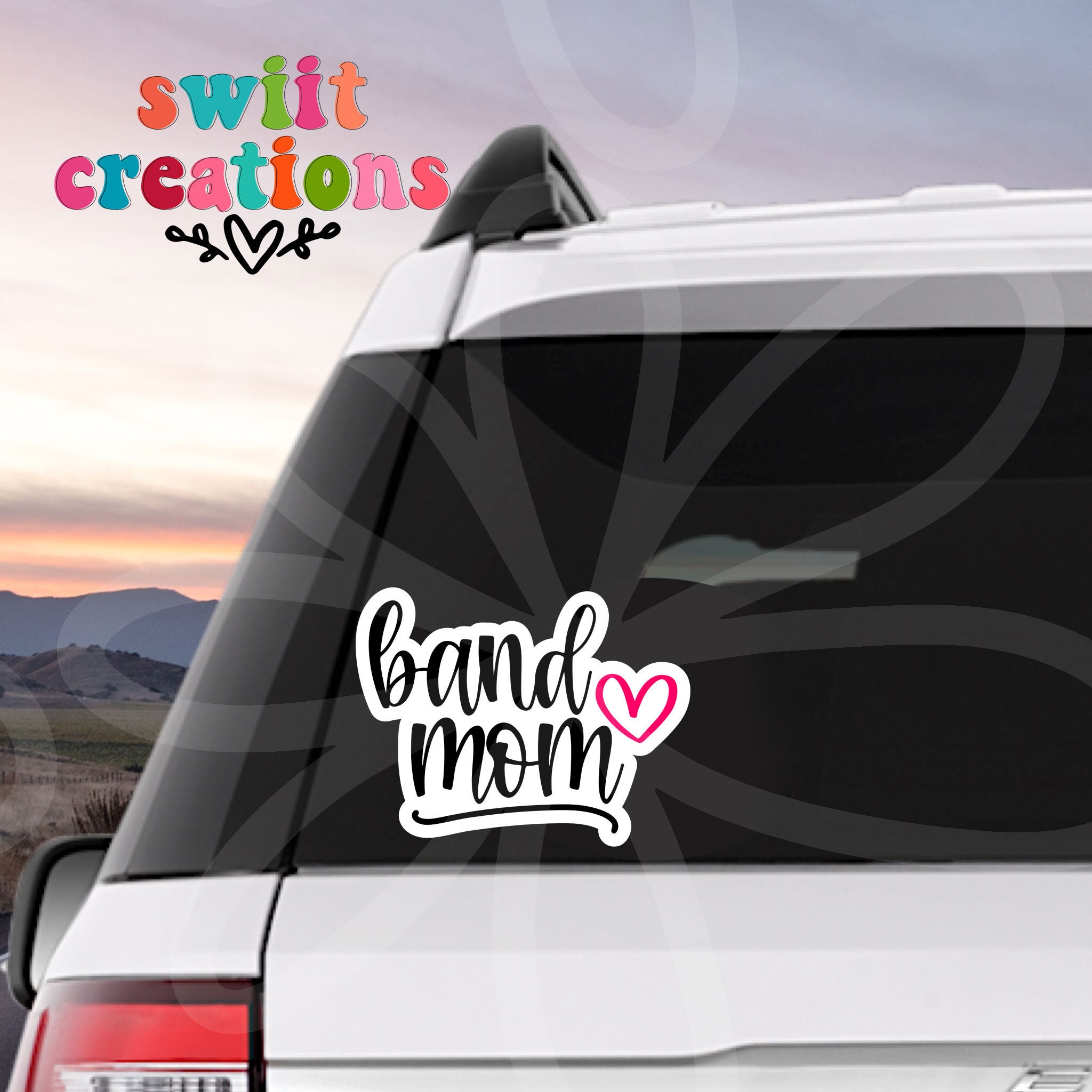 Band Mom Sticker Band Sticker Vinyl Sticker Laptop Sticker - Etsy