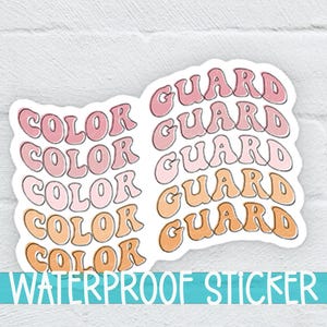 Color Guard Sticker, Marching Band Sticker, Guard Sticker, Winter Guard ...
