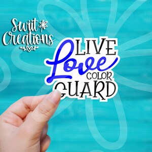 Color Guard Sticker, Marching Band Sticker, Messy Bun, Band Sticker ...