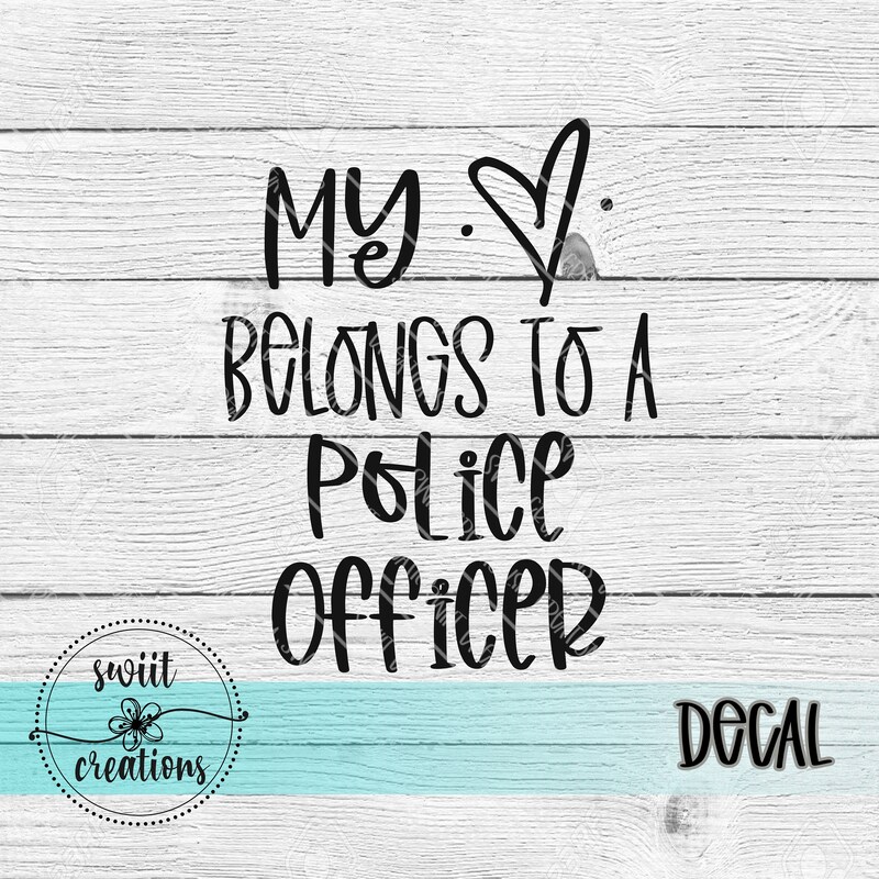 Police Officer Decal - Etsy
