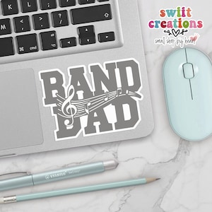Band Dad Sticker, Band Sticker, Marching Band, Dad Sticker, Laptop ...