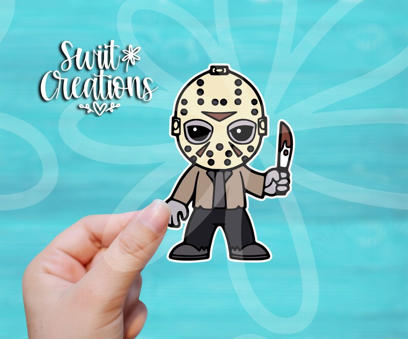 Halloween Sticker Horror Movie Sticker Scary Sticker | Etsy