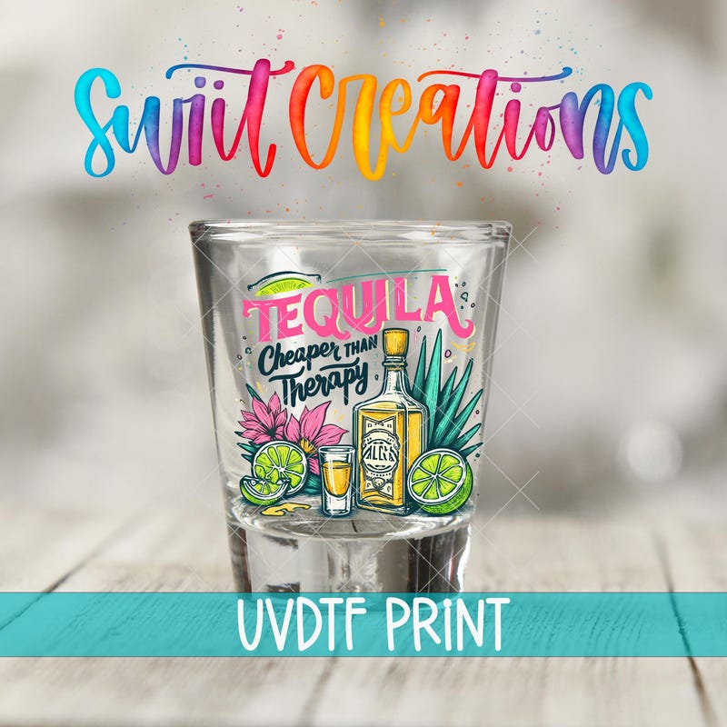 Uvdtf Stickers Shot Glass - Etsy