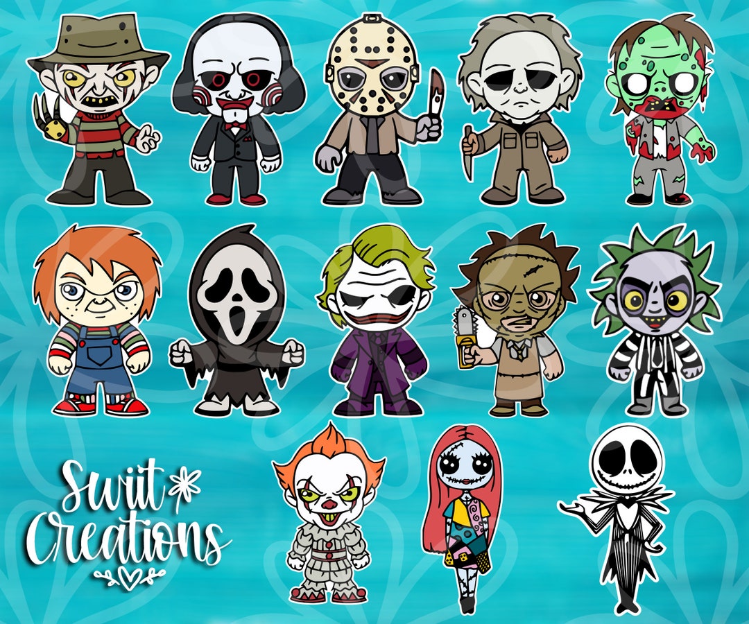 Halloween Sticker, Horror Movie Sticker, Scary Sticker, Horror Movie ...