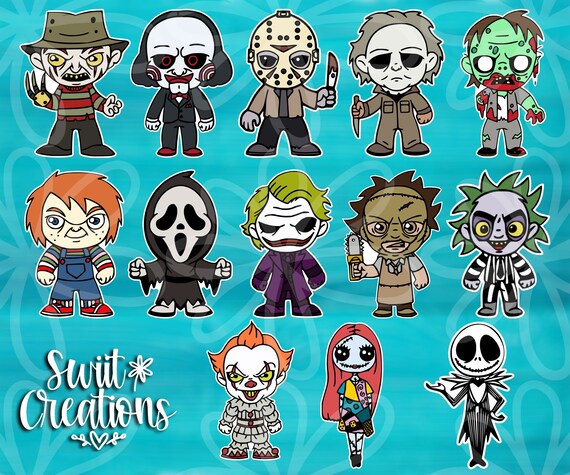 Halloween Sticker Horror Movie Sticker Scary Sticker | Etsy