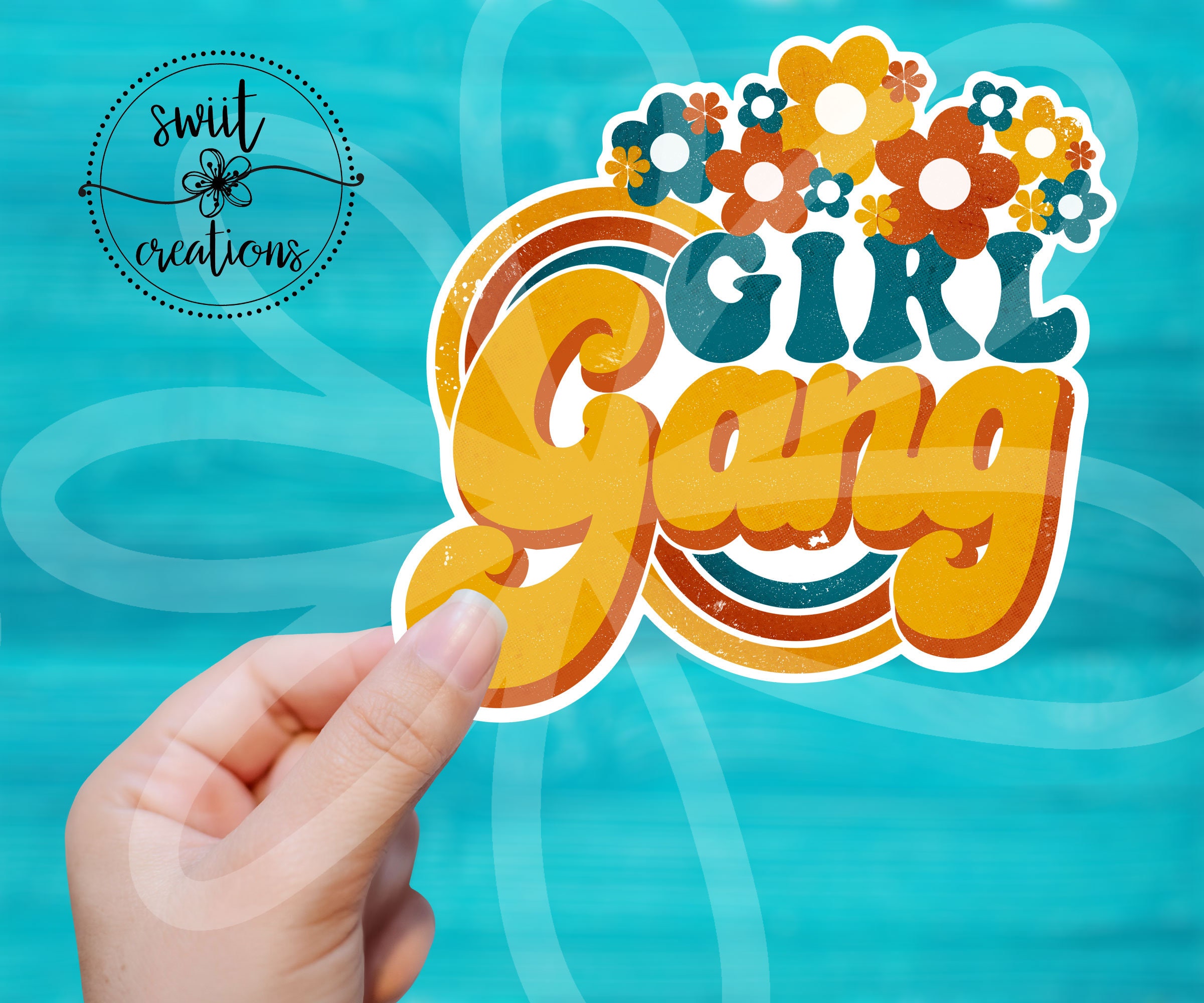 Girl Gang Sticker Waterproof Sticker Car Sticker Laptop - Etsy
