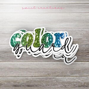 Color Guard Sticker, Marching Band Sticker, Guard Sticker, Winter Guard ...