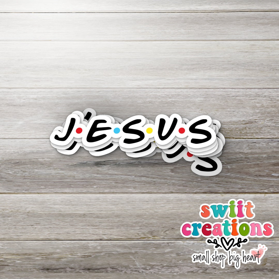 Jesus Sticker, Religious Sticker, Christian Sticker Waterproof Sticker ...