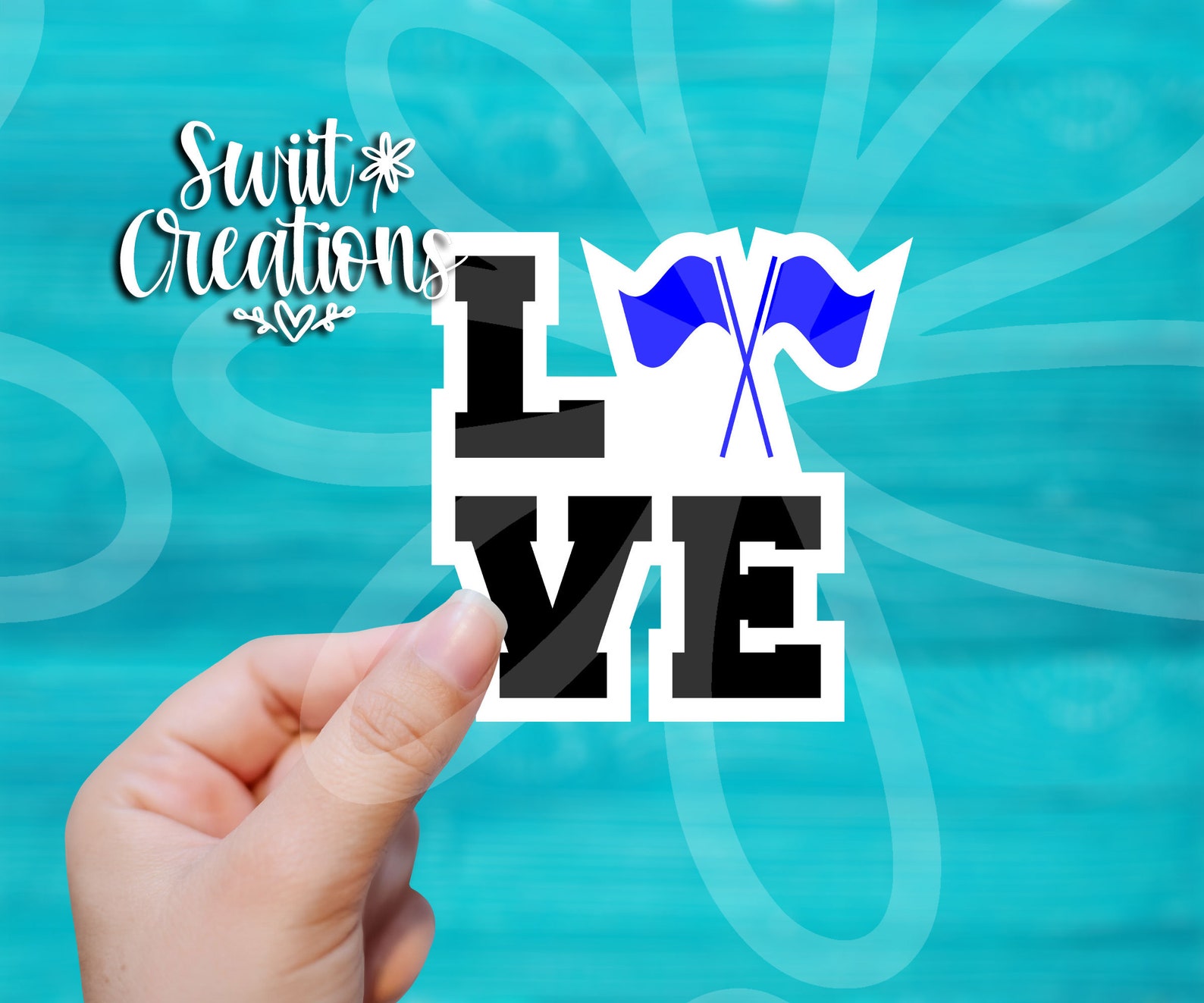 Color Guard Sticker Marching Band Sticker Messy Bun Band - Etsy