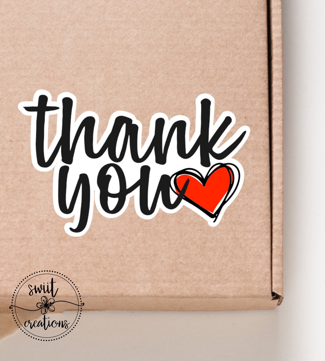 Thank You Sticker Small Shop Sticker Small Business Sticker | Etsy