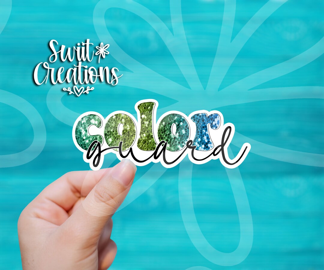 Color Guard Sticker Marching Band Sticker Guard Sticker - Etsy