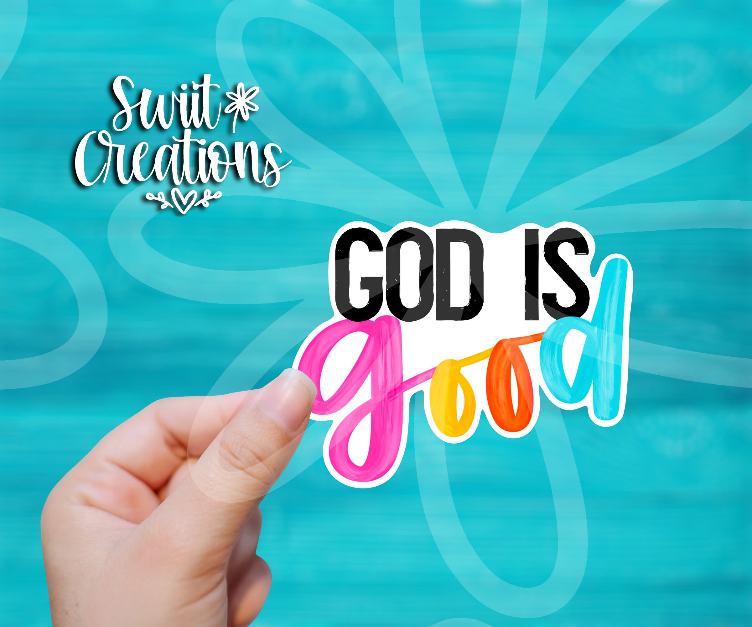 God is Good Sticker Religious Sticker God Sticker | Etsy