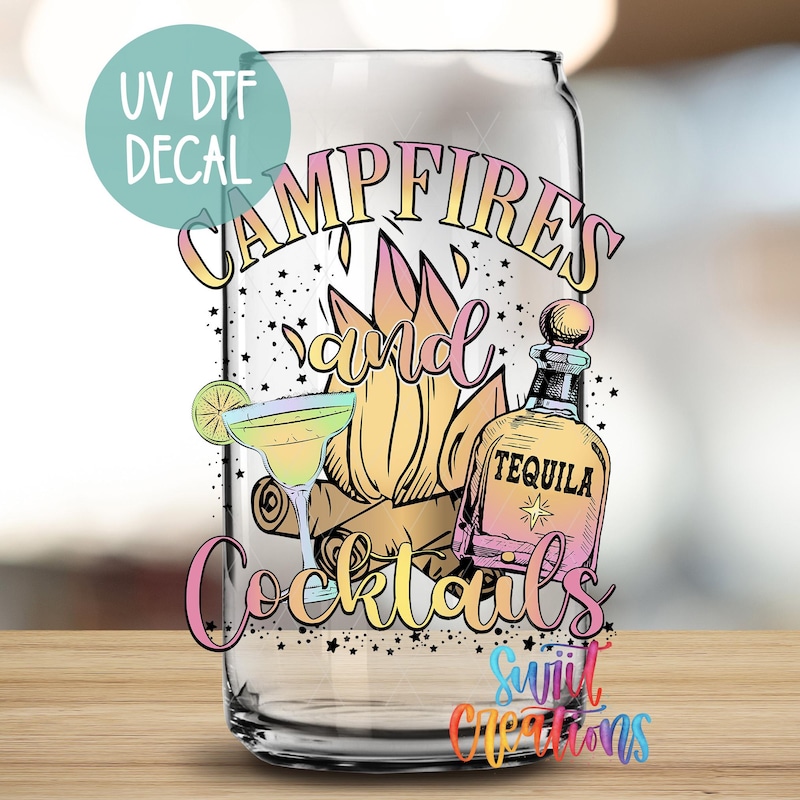 Cocktail Decal - Etsy