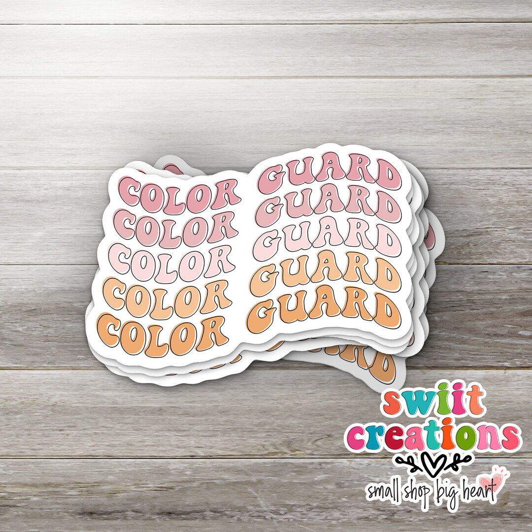 Color Guard Sticker, Marching Band Sticker, Guard Sticker, Winter Guard ...