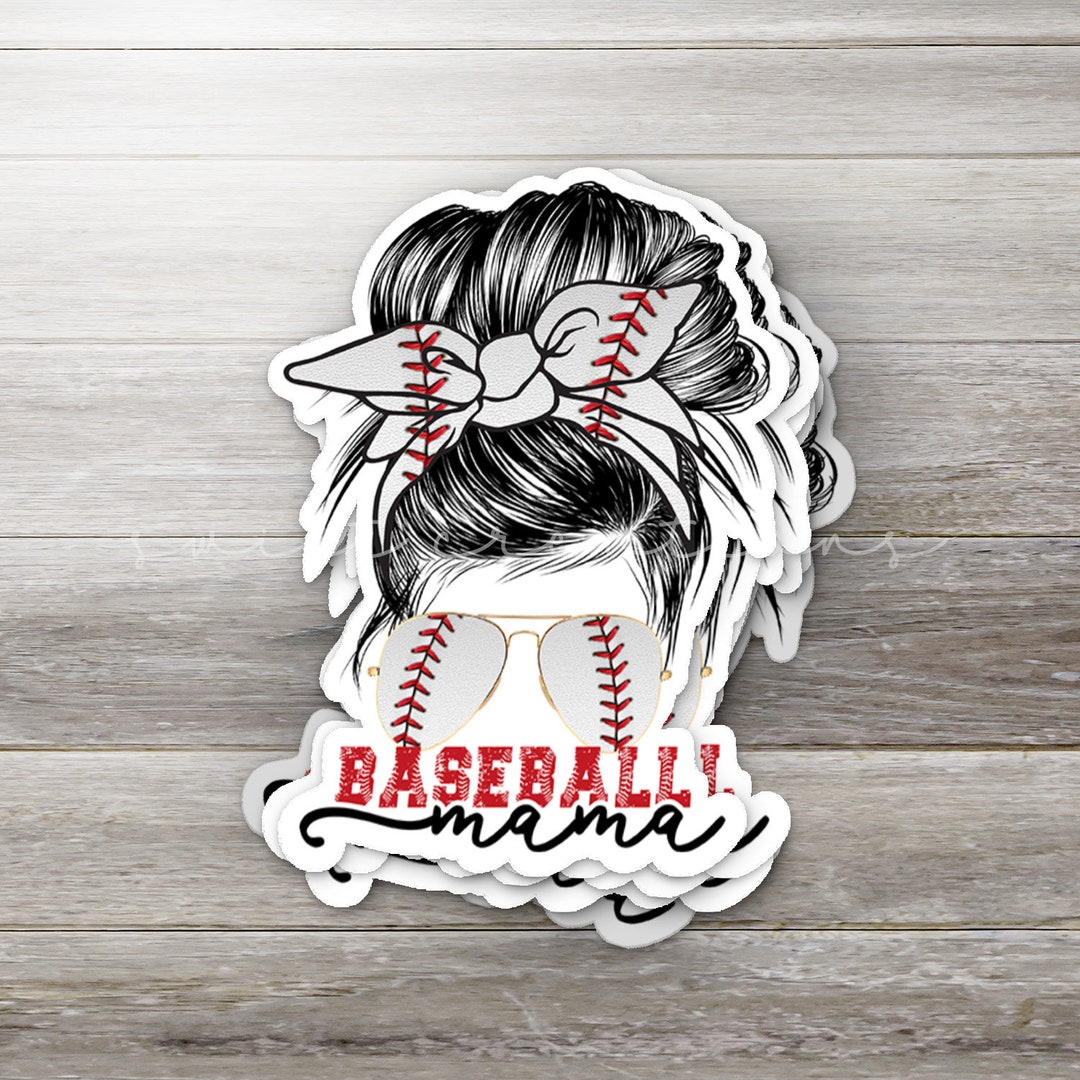 Baseball Mama Sticker, Baseball Mom Sticker, Proud Baseball Mom Sticker ...