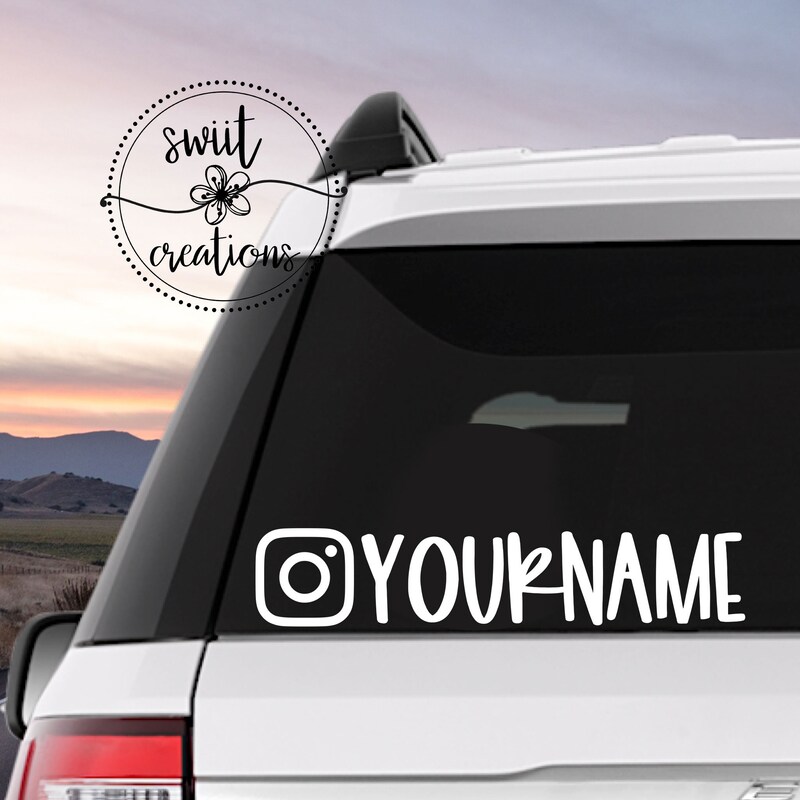 Instagram Decal - Etsy