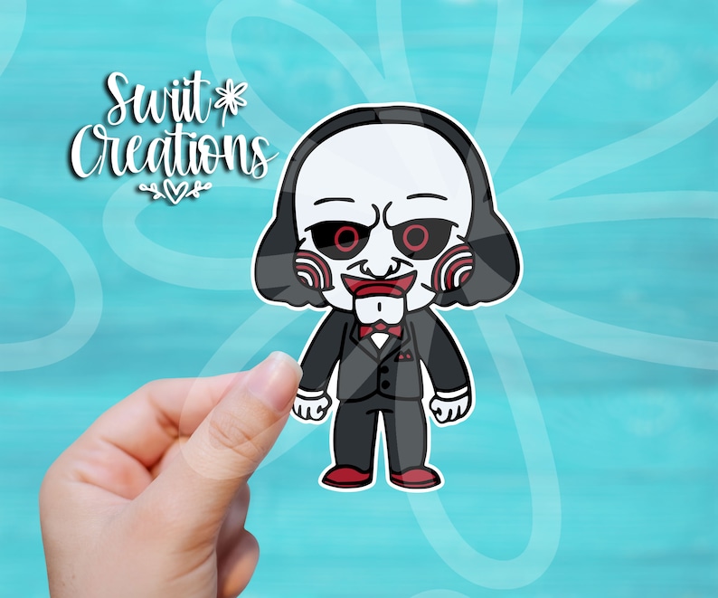 Halloween Sticker Horror Movie Sticker Scary Sticker | Etsy