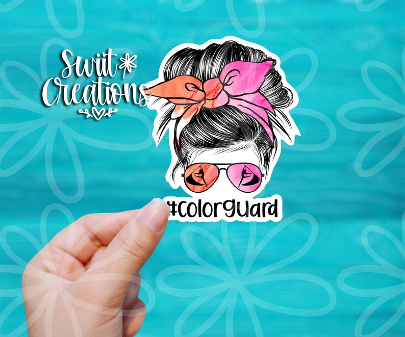 Color Guard Sticker Marching Band Sticker Vinyl Decal | Etsy