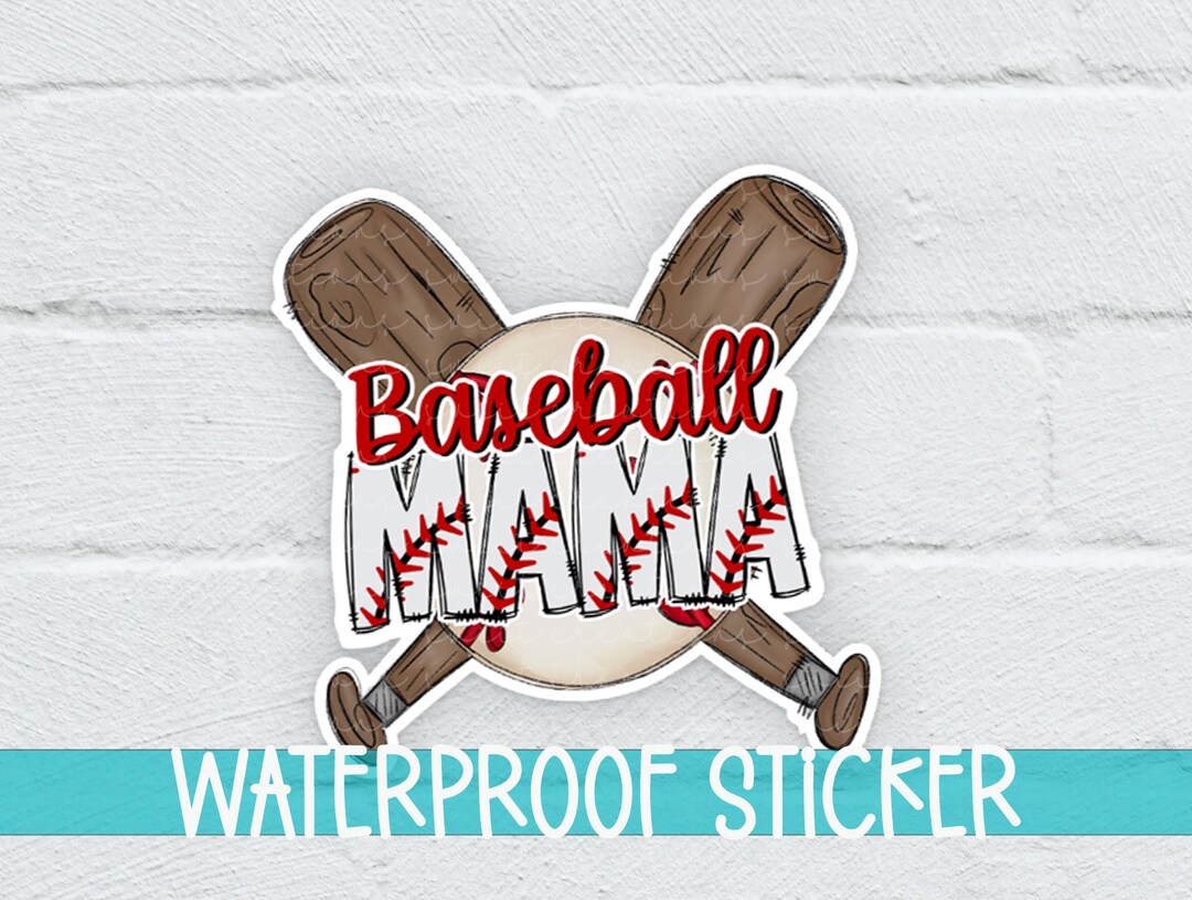 Baseball Mama Sticker, Baseball Mom Sticker, Proud Baseball Mom Sticker ...