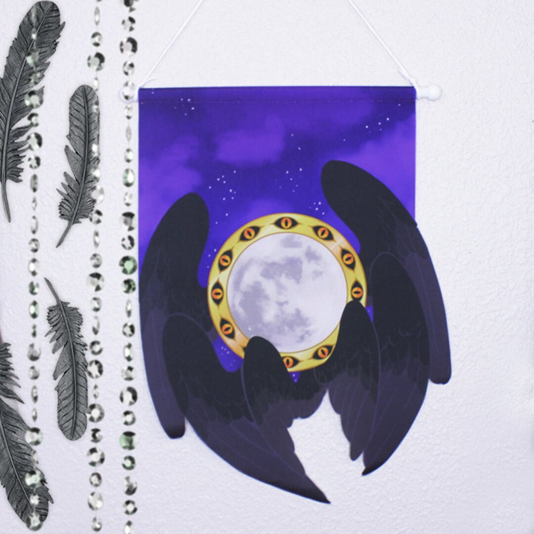 Dark Angel | Canvas Pin Banner - Etsy