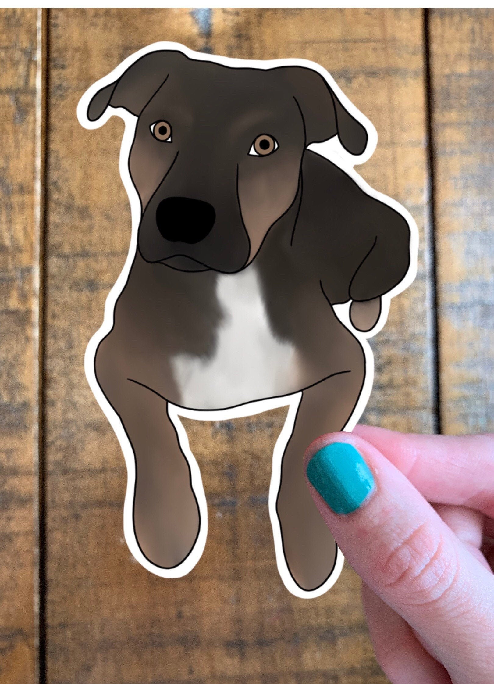 Puppy dog sticker laptop decal sticker Sheet sticker | Etsy