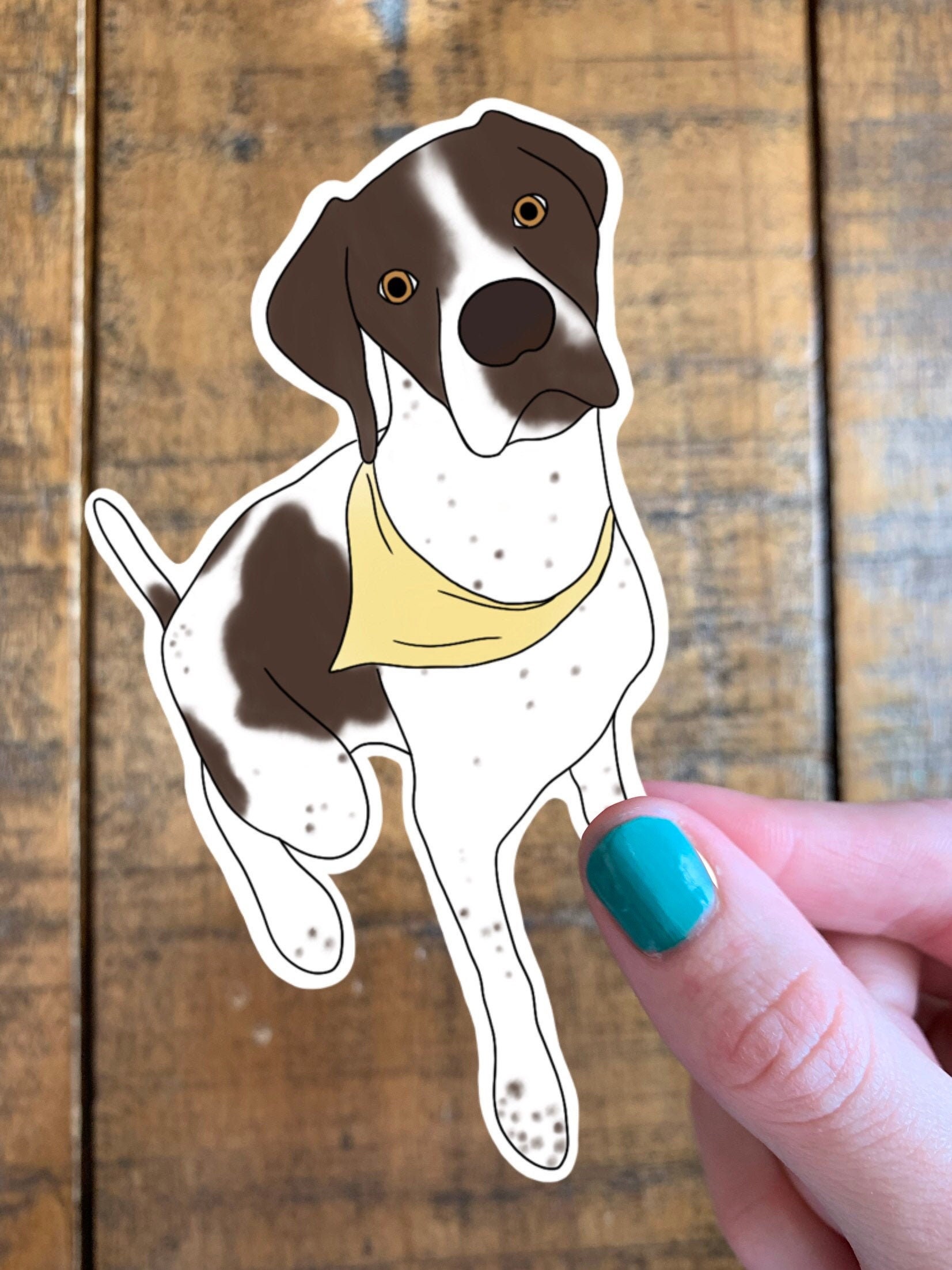 Paper & Party Supplies dog sticker- laptop decal pointer sticker Boxer ...