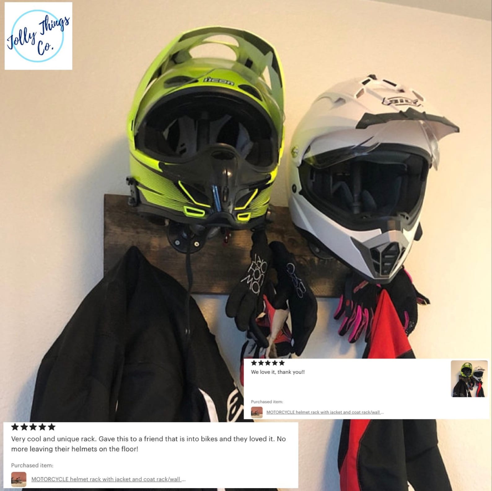 MOTORCYCLE Helmet Rack - Bicycle Helmet Storage - Ski Helmet Stand ...