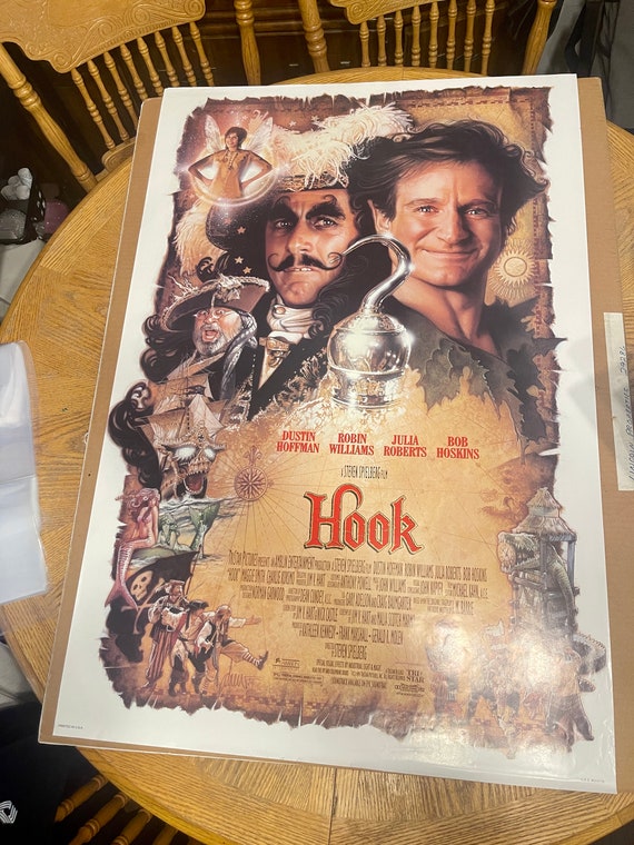Dustin Hoffman Hook Poster